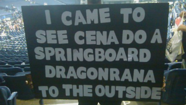50 Outstanding WWE Fan Signs