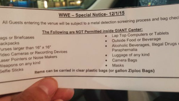 WWE Increasing Security At Live Events