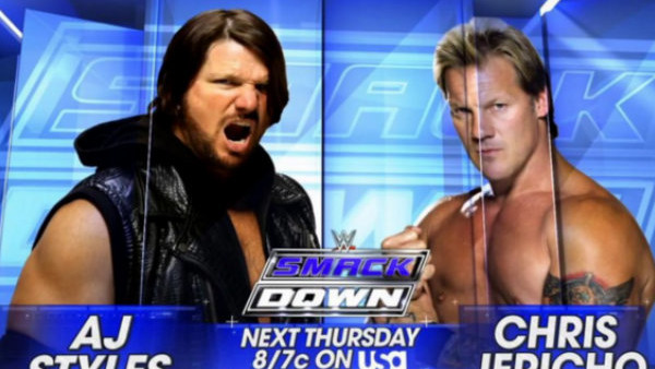 WWE Smackdown Spoilers - AJ Styles Vs Chris Jericho