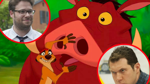 Billy Eichner And Seth Rogen Will Be Timon & Pumbaa In Disney's Live-Action The Lion King