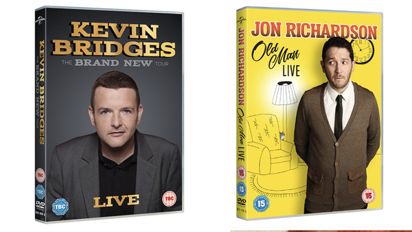 Win Jon Richardson & Kevin Bridges' Brand New Comedy DVDs