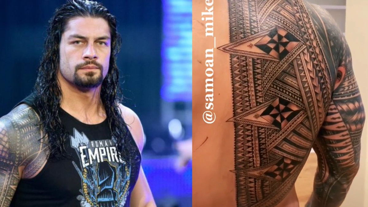 WWE's Roman Reigns Reveals Huge New Tattoo