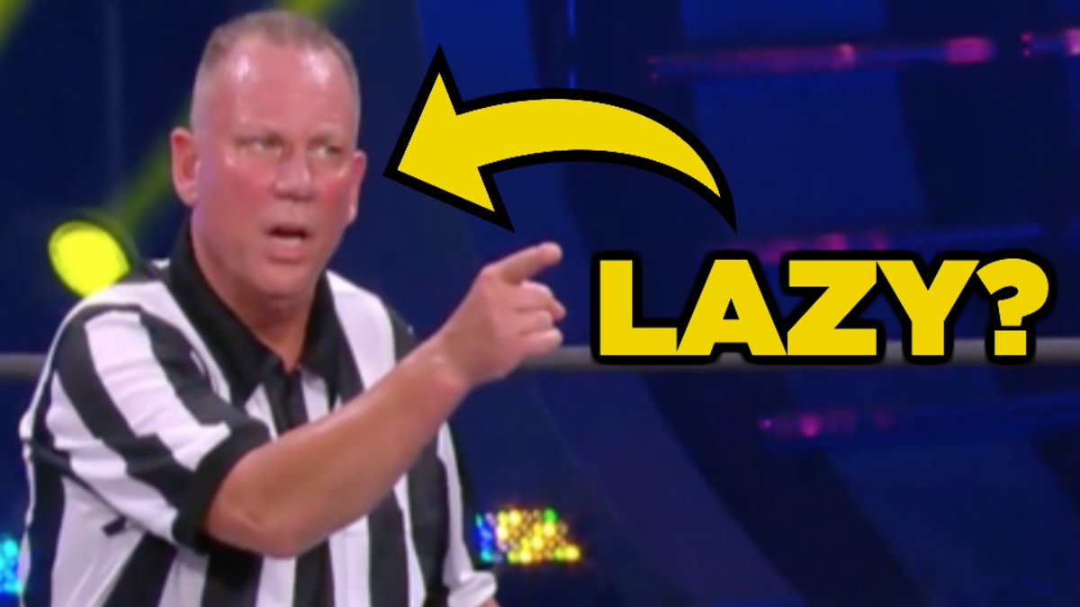 Ex-WWE Official Shoots On "Lazy" AEW Refereeing