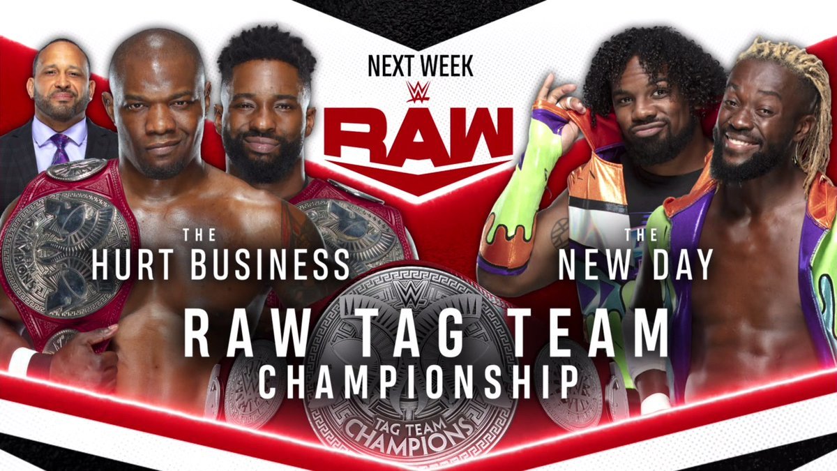 2 Title Matches Set For Next Week's WWE Raw
