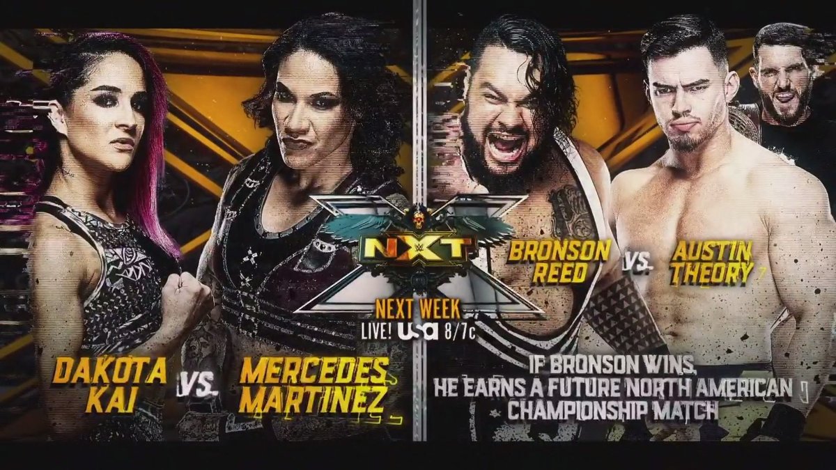 3 New Matches Set For Next Week's WWE NXT