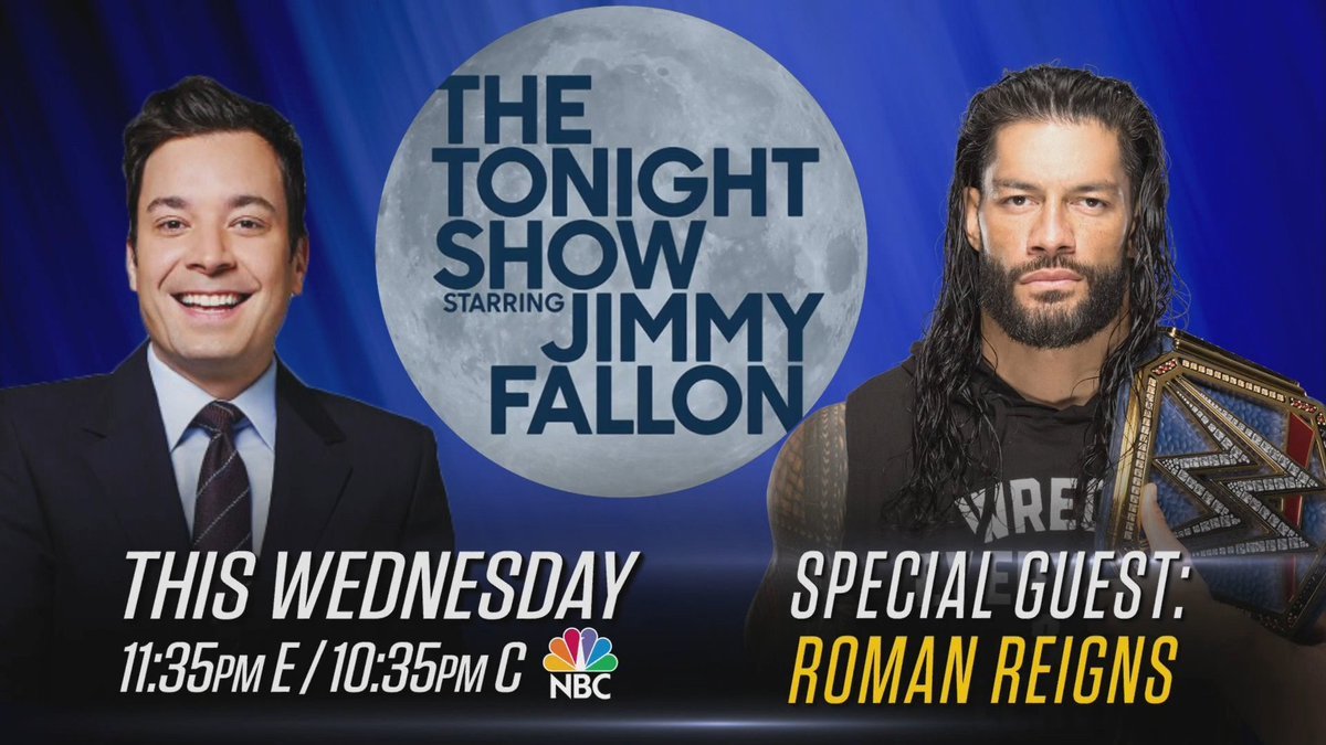 WWE's Roman Reigns Announced For 'The Tonight Show'