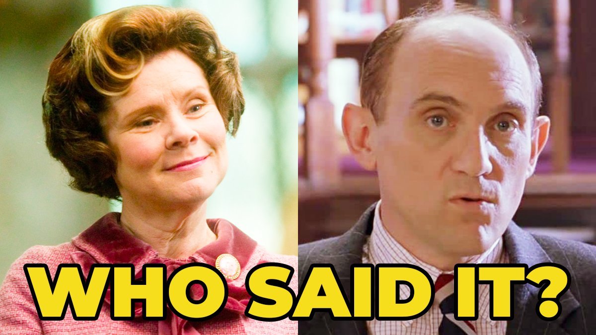 Harry Potter Or Buffy The Vampire Slayer Quiz: Who Said It – Professor ...