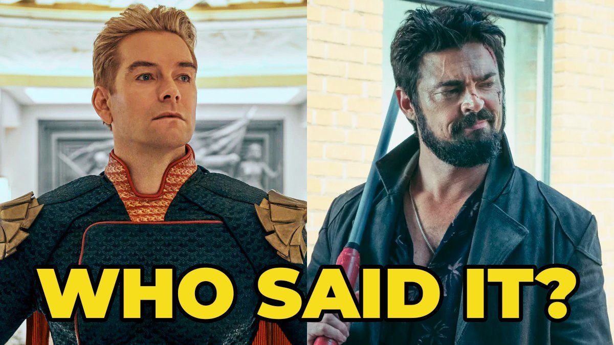 The Boys Quotes Quiz: Who Said It - Homelander Or Billy Butcher?
