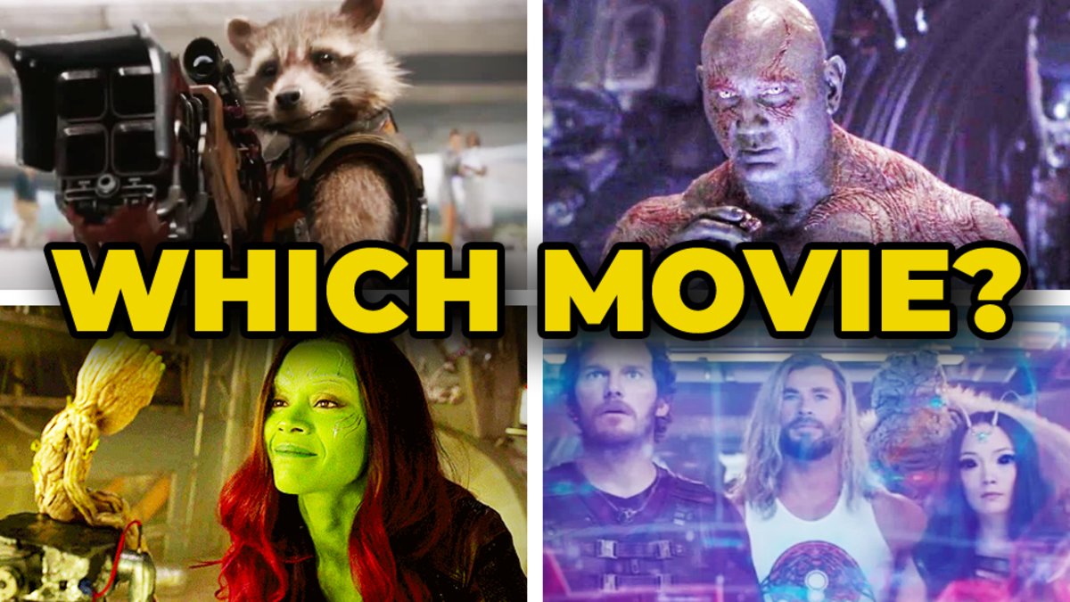 MCU Quiz: Can You Guess The Movie By The Guardian Of The Galaxy Character?